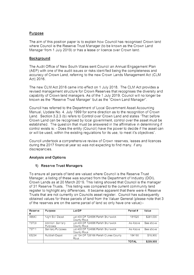 Agenda of Audit, Risk and Improvement Committee Meeting - 29 August 2019