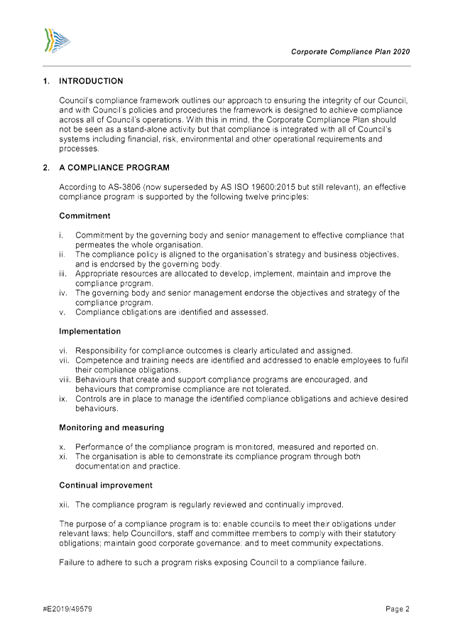 Agenda of Audit, Risk and Improvement Committee Meeting - 14 May 2020
