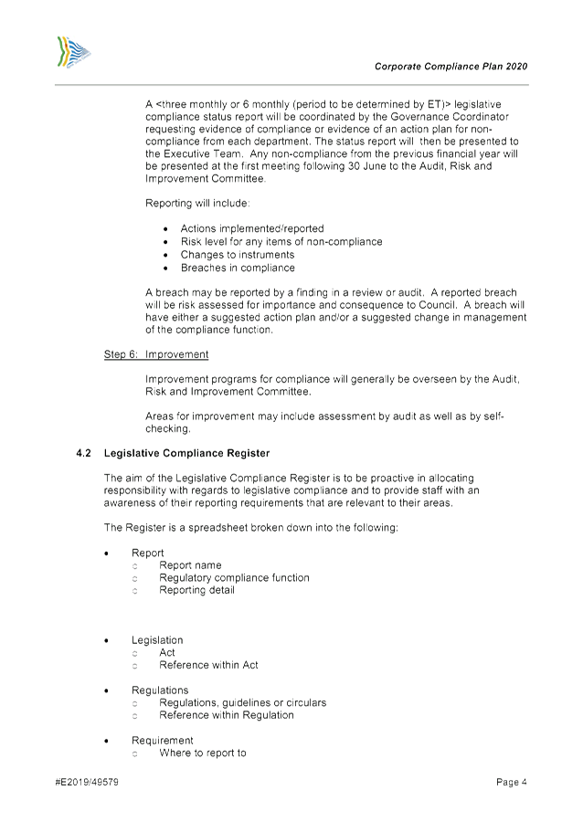Agenda of Audit, Risk and Improvement Committee Meeting - 14 May 2020